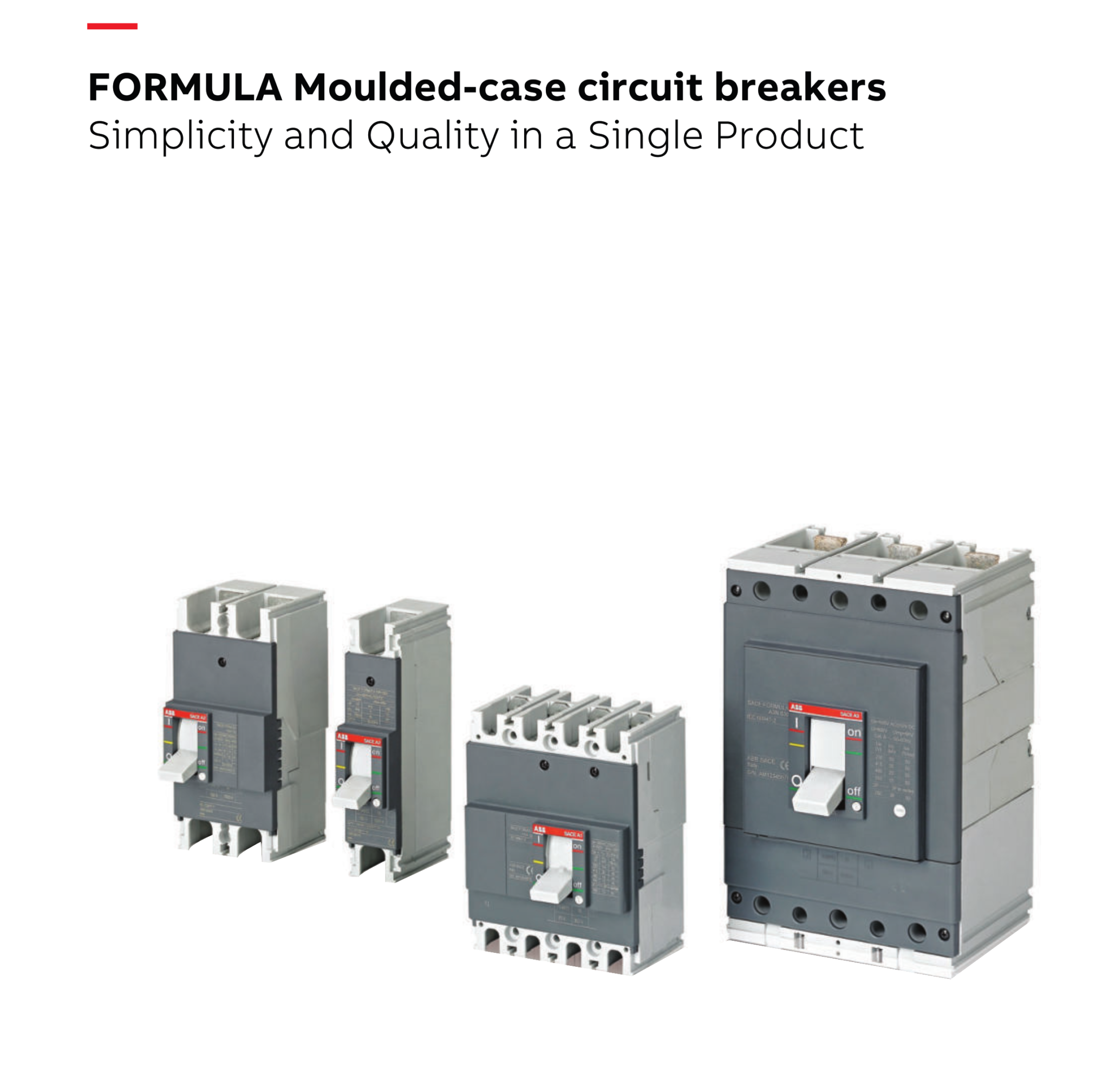 ABB MCCB A3N400 TMF 320A 3P (36kA) Formula Series เบรกเกอร์ Moulded ...