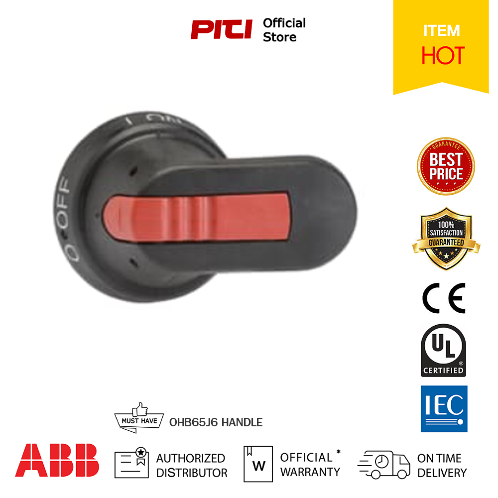 ABB OHB65J6 Selector handle มือบิดเปิด-ปิด สำหรับอุปกรณ์ ABB OT Series ...