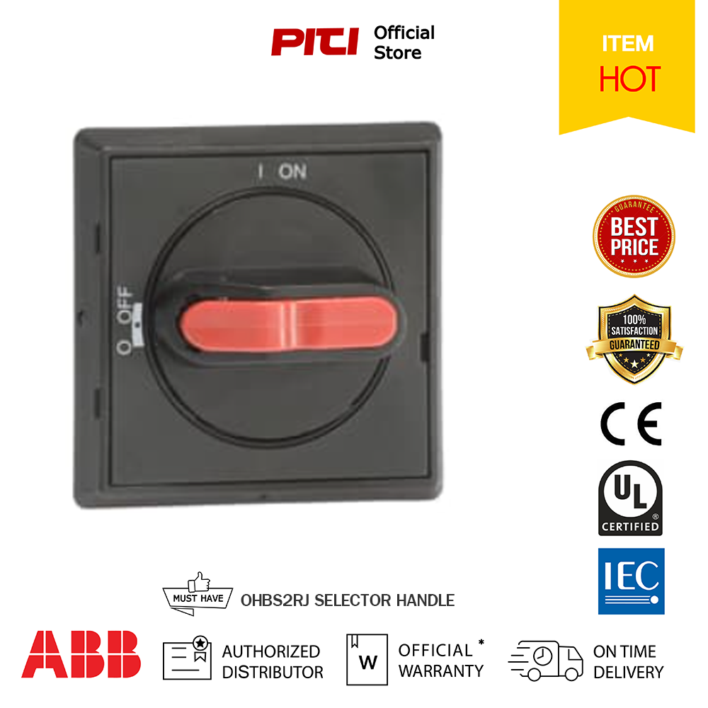 ABB OHBS2RJ มือบิดเปิด-ปิด Selector Handle Black - จำหน่ายอุปกรณ์ไฟฟ้า ...